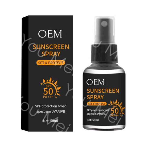 Quality OEM Skincare Face Serum Moisturizing Cream Waterproof Spf50 Sunscreen Spray for sale
