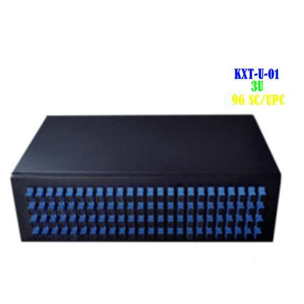 Quality Domestic ODF Fiber Optic Patch Panel Rack Mount 3U 96 Cores Digital Durable for sale