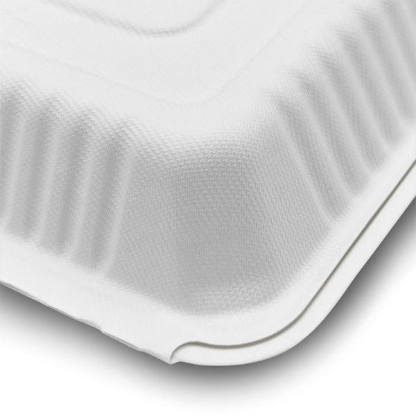 Quality Sugarcane Lunch Box Biodegradable Compostable Food Container for Estimated for sale