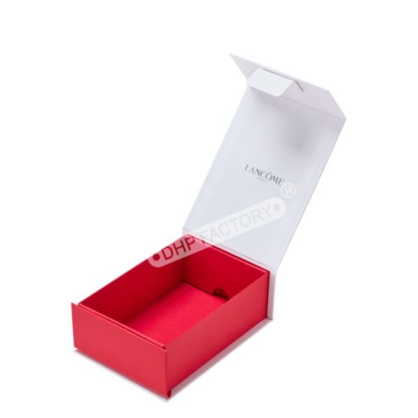 Quality Versatile Foldable Printed Cosmetic Gift Box Packaging Without Magnets for sale