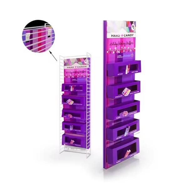 Quality Lightweight Retail Cardboard Sidekick Display Racks Customizable Logo for sale