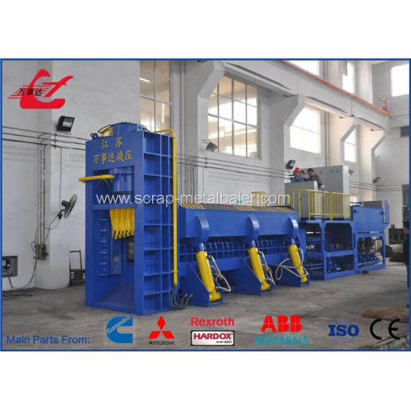 Quality 400 Ton 74kW Scrap Metal Baler , Hydraulic Shearing Machine for sale