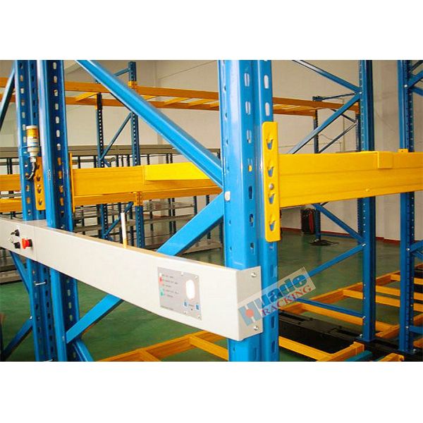 Quality Rail Guided Mobile Storage Racks Warehouse Racking Shelves For Optimizing Space for sale