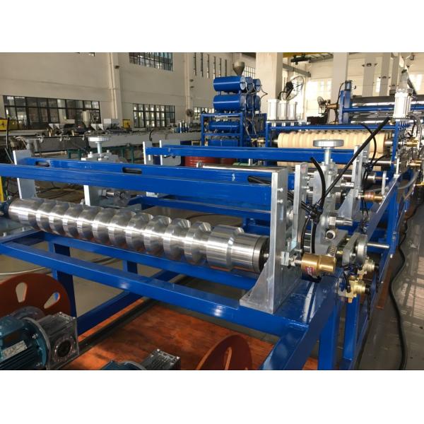 Quality PC Transparent Wave Roof Making Machine , Corrugated Roofing Machine Different Width for sale