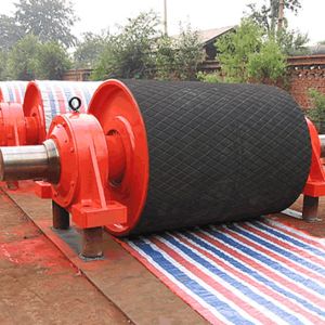 Quality Color Material Roller Conveyor Belt , Black Conveyor Drive Pulley for sale
