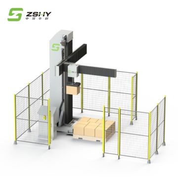 Quality 240 Pcs/Hour Single Column Automatic Robotic Bag Palletizer for sale