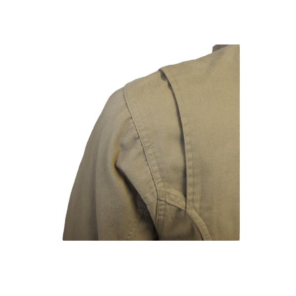 Quality 240GSM Twill 2/1 Multi Pockets Khaki Work Coverall Anti Stain Anti Static for sale
