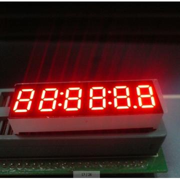 Quality Long Lifetime Digital Clock Display Pure Green 0.36" 6 Digit For Instrument for sale