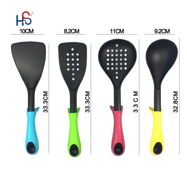 Quality ISO9001/BSCI Certified TPR Handle Silicone Kitchen Utensils Cooking Accessories for sale