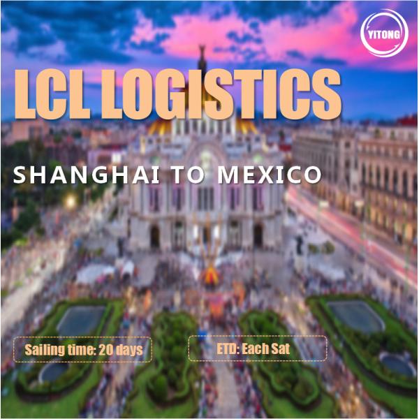 Quality Shanghai To Manzanillo Mexico Lcl Freight Shipping EXW  FOB Lcl Ship Logistics for sale