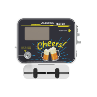 Quality Black 7.0-inch Screen Standalone Wall Mount Fuel Cell Sensor Breathalyzer Bar for sale