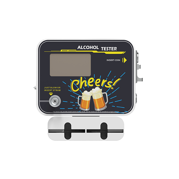 Quality Black 7.0-inch Screen Standalone Wall Mount Fuel Cell Sensor Breathalyzer Bar Portable Alcohol Tester Machine for sale