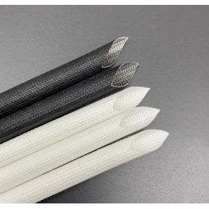 Quality Coated Silicone Heat Resistant Braided Sleeving Resistance To Acid And Oil for sale