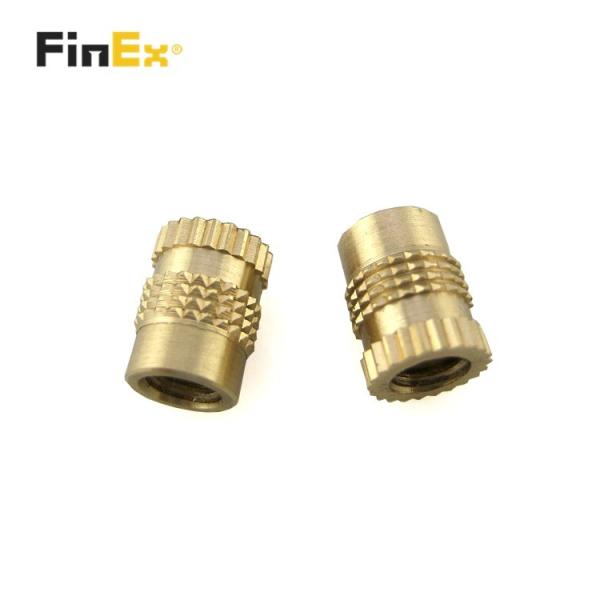 Quality OEM Knurled Brass Insert Embedded Nut For Plastic Injection Moulding for sale