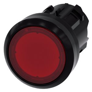 Quality Lighted Red Flat Button 3SU1001-0AB20-0AA0 SIRIUS ACT Pushbutton Plastic for sale
