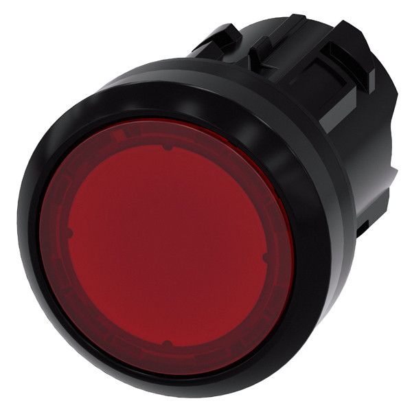 Quality Lighted Red Flat Button 3SU1001-0AB20-0AA0 SIRIUS ACT Pushbutton Plastic Material for sale