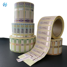 Quality Sheet Packaging Security Label Stickers in - Customized CMYK/Pantone for sale