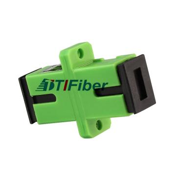 Quality Telecommunication Simplex Singlemode SC/APC Fiber Optic Adapter / Coupler for sale