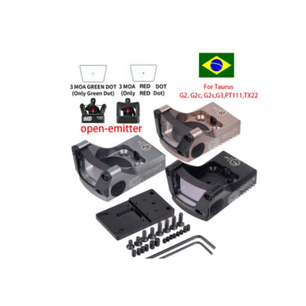 Quality Tactical RMR M1 Red Dot Green Dot Reflex Sight For Taurus PT111 G2 G2c G2s G3 Pistol for sale