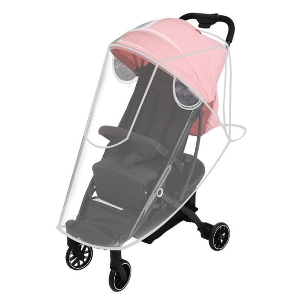 Quality EVA Customize Weather Shield Clear PVC Baby Stroller Rain Cover for sale