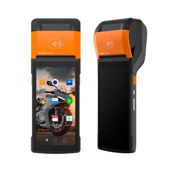 Quality 4G Smart 5 Inch Handheld POS Machine 16 GB with Android 11 Sunmi V2S for sale