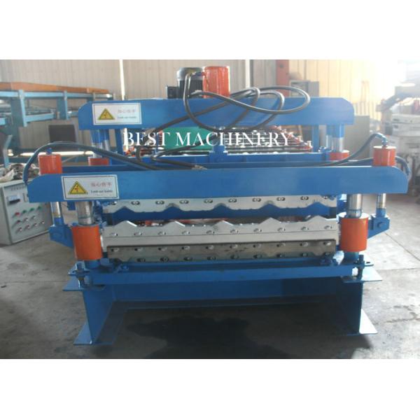 Quality Double Layer Roof Q Tile & IBR Sheet Profile Roll Forming Machine High Efficiency for sale
