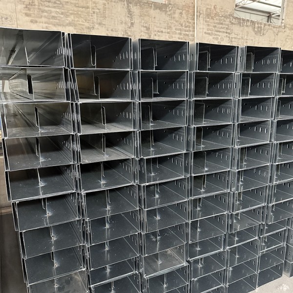 Quality Rectangle Hot Dip Galvanized Fire Proof Cable Tray Wire Metal Cable Trough For for sale