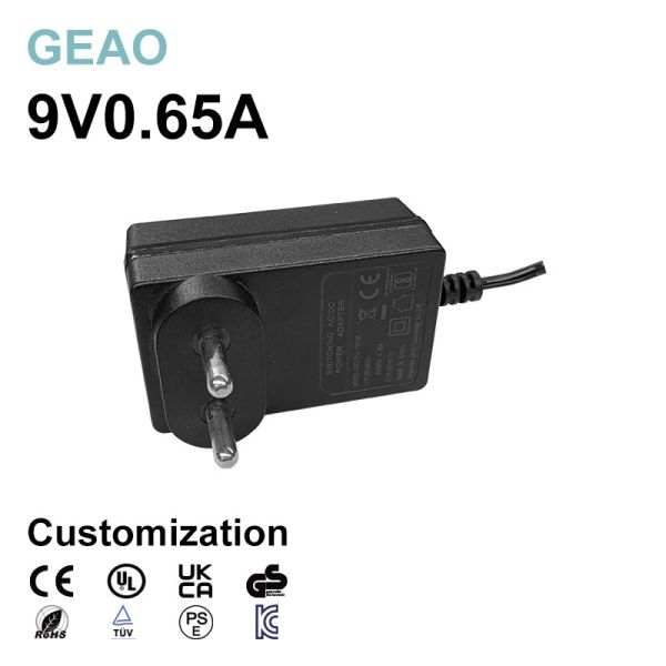 Quality 0.65A 9V DC Wall Adapter Electric 10W Wall Mount Power Supply for sale