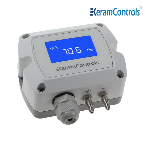 Quality LED Display Air Pressure Transducer Sensor 0-5V HVAC for sale