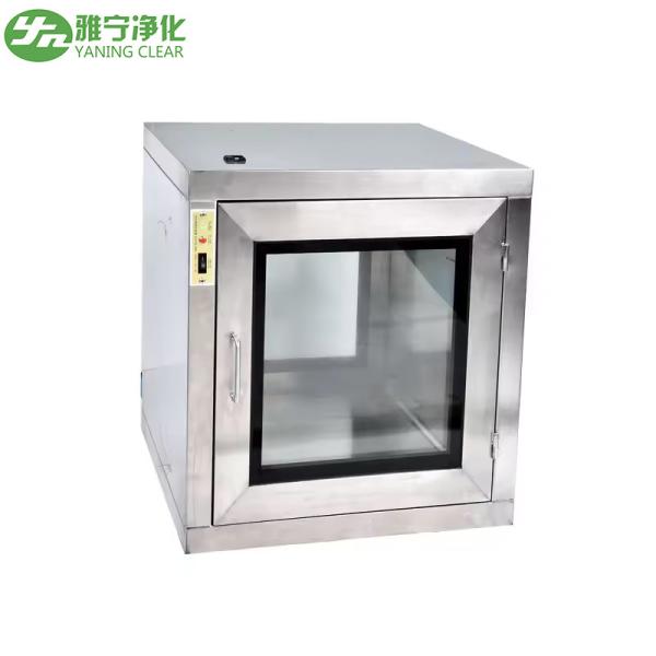 Quality Clean Room Embedded Door Stainless Steel Pass Box for sale