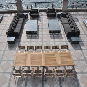 Quality Big Lots Outdoor Chairs Set for Modern Style Garden Sofas by Professional Rattan for sale