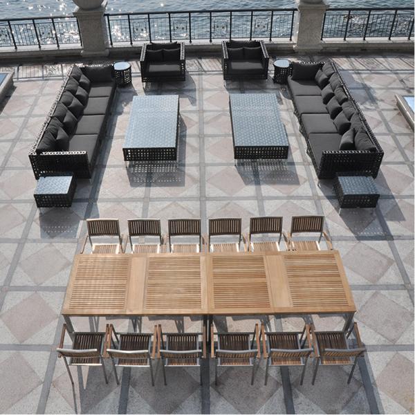 Quality Big Lots Outdoor Chairs Set for Modern Style Garden Sofas by Professional Rattan Furniture Manufacture for sale