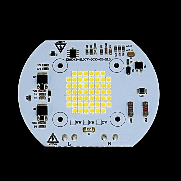 Quality OEM 50W DOB PCB LED Module Floodlight Streetlight Light Source for sale