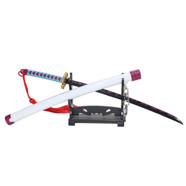Quality Demon Slayer Kanroji Mitsuri 22CM Automatic Elasitc Moving Sword for sale