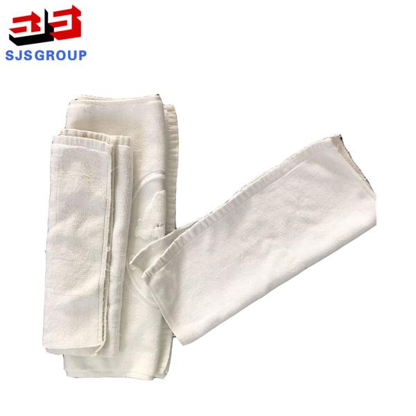 Quality Pure White 25kg/Bale 55cm 100 Cotton Rags for sale