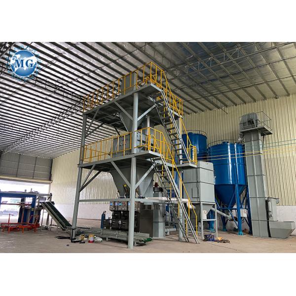 Quality Industrial Cement Sand Mixer Dry Mortar 9m With High Level Palletizer for sale
