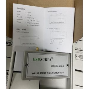 Quality 1.8W Anti Static Accessories , SURPA 518-2 ESD Wrist Strap Monitor for sale
