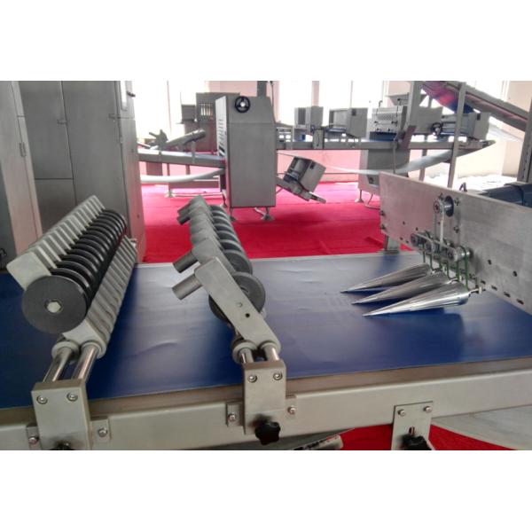 Quality 5 Rows Auto Feeding Pastry Production Line Different Fillings For Pastry Swirls for sale