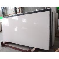 Quality Kitchen CountertopVanity Top 2.4g/cm3 18mm White Quartz Stone for sale
