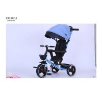 Quality Blue 1 Year Old Foldable Trike Stroller 10.5kg With PU Wheel for sale