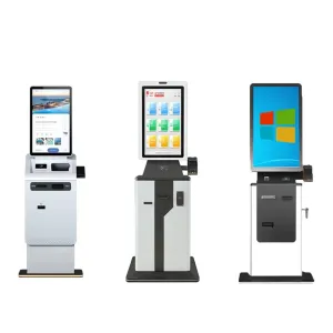 Quality Hotel Check In Kiosk With Passport Scanner And Customizable Design for sale