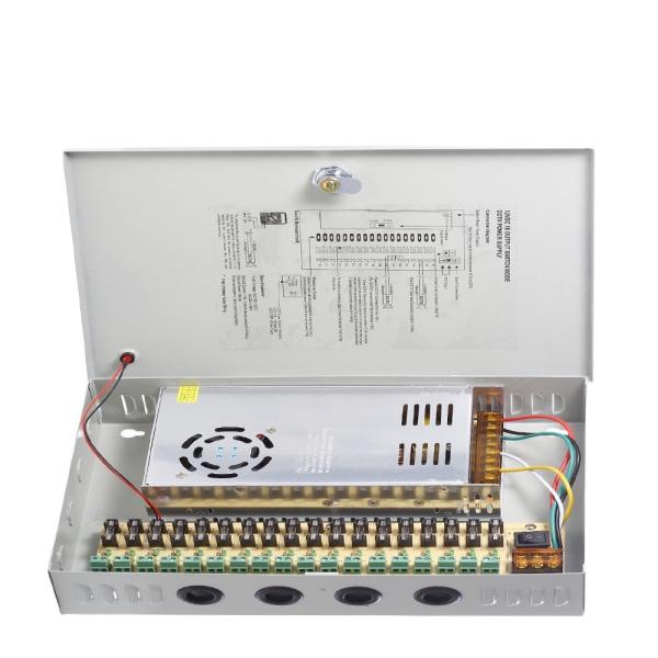 Quality 360W 18channels Switching Power Supply dc12v 30A 220V 110V AC Protection Over for sale