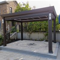 Quality Weatherproof Aluminum Louvered Pergola Modern Style Louvered Pergola for sale