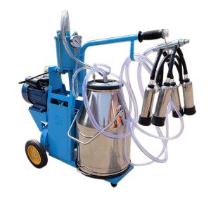 Quality Single Bucket Piston Pump Portable Milking Machine Professional Small Cow Goat for sale