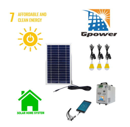 Quality No Noise Home Lighting Solar System All In One Solar Power System For DC for sale
