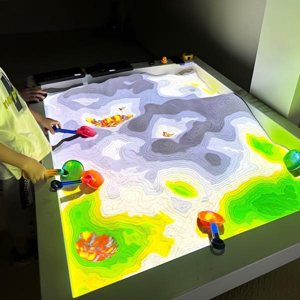 Quality Interactive Theme Park Magic AR Sand Table Sand Box Kids Interactive Projector for sale