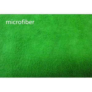 Quality Green 150cm Width microfiber car cleaning cloths Kitchen Bathroom Use Warp Terry for sale