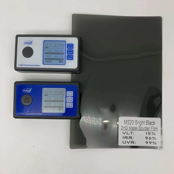 Quality NASIDO MS20 Silver Metalized Window Tint Metal Sputtering Heat Rejection for sale