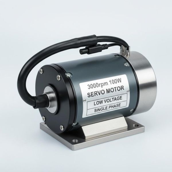 Quality 3000rpm 100w Servo Motor Low Voltage IP65 Safety Class With Single Phase for sale