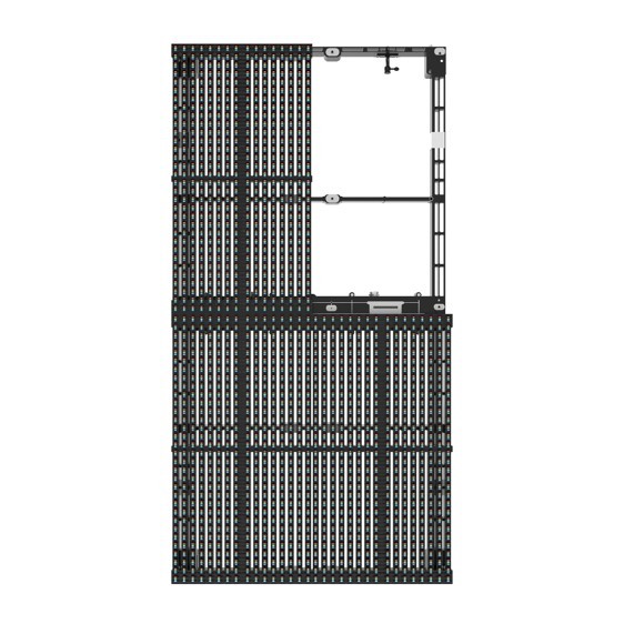 Quality IP65 Silver P15.6 Transparent LED Display Board With High Refresh Rate for sale